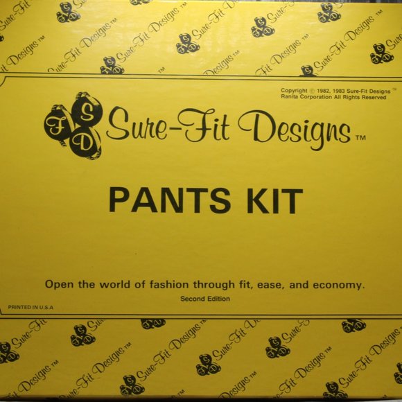 Sure Fit | Other | Sewing Pattern Sure Fit Designs Pants Kit Master ...